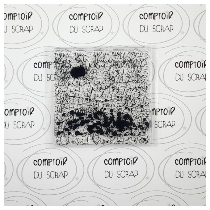 Tampon texture pour scrapbooking - Comptoir du Scrap